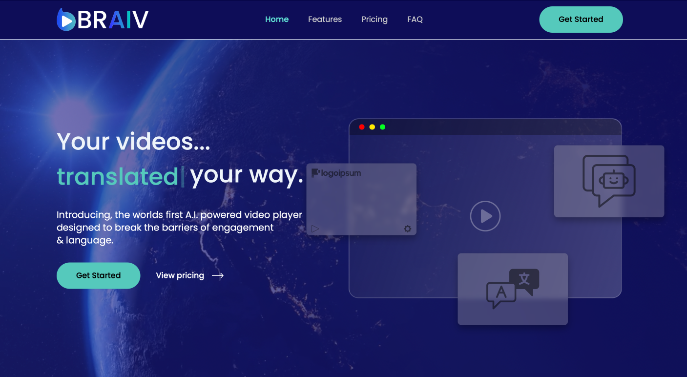 BRAIV | The worlds 1st AI powered video marketing platform